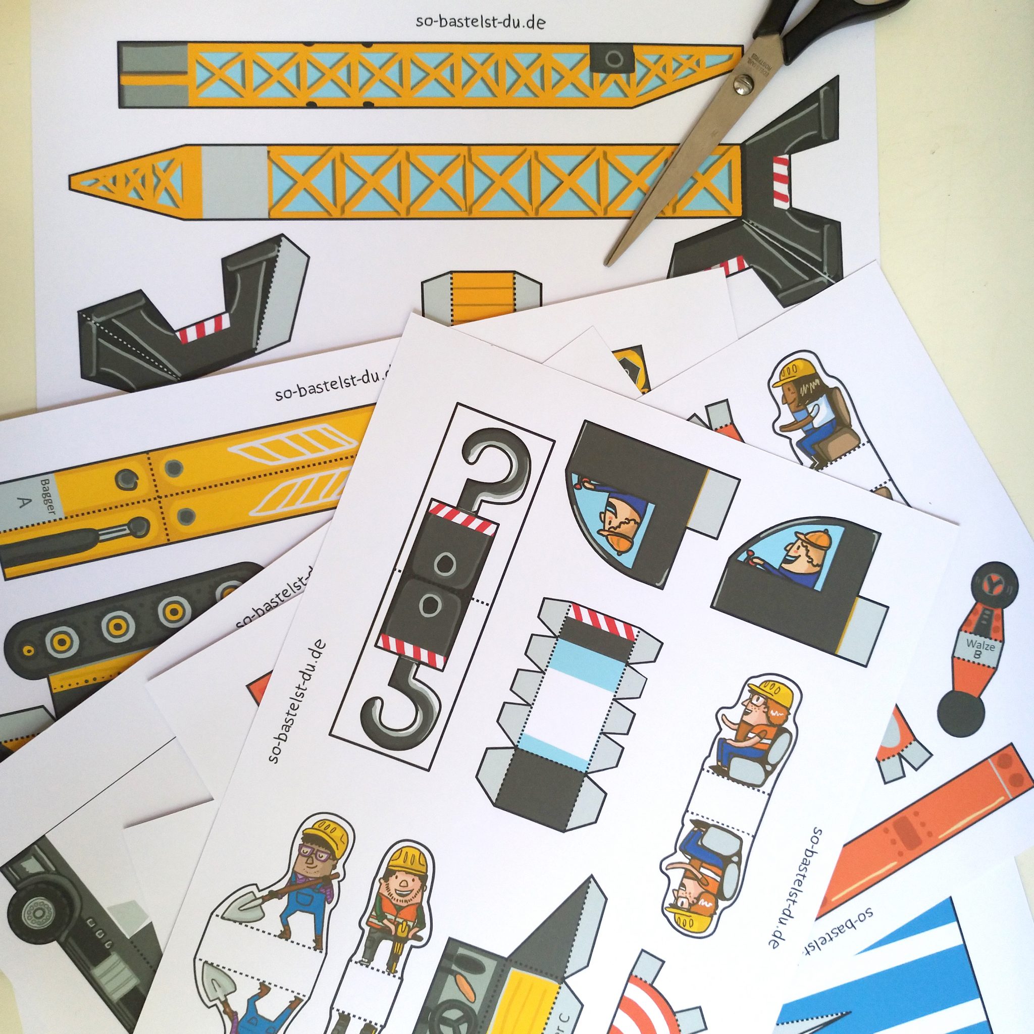 So bastelst du | Bastelbögen zum Selbstausdrucken
